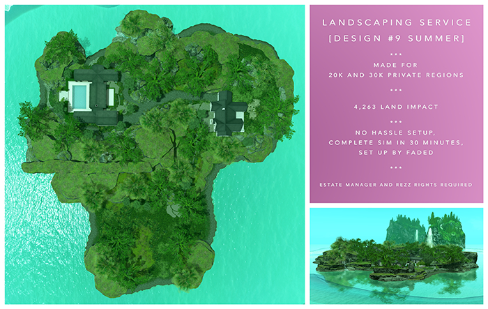 Second Life Marketplace - [F] Landscape 9 - Coastal Cliffs - SUMMER